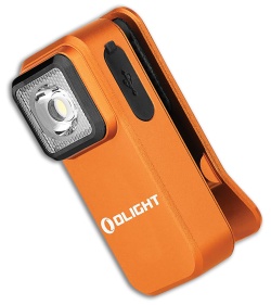 Olight Oclip White + Red LED Clip Light Orange 300 Lumens
