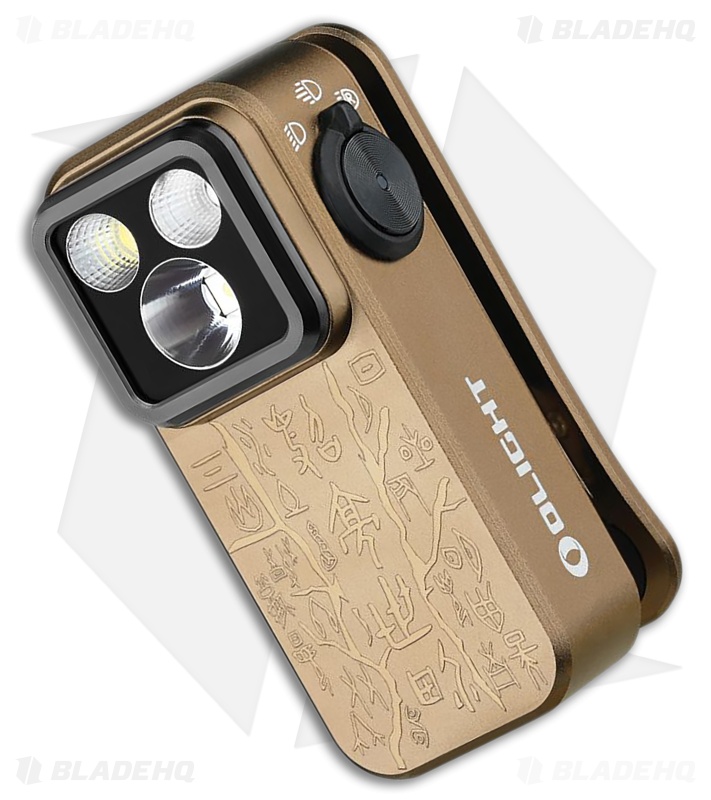 Olight Oclip Pro Clip Light Ancient Script Aluminum