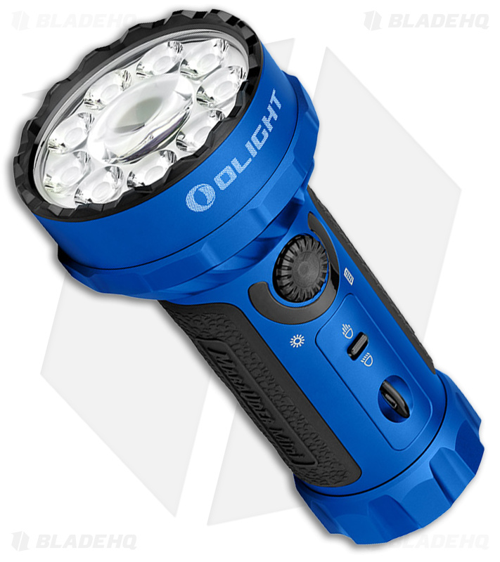Olight Marauder Mini Flashlight Blue 7000 Lumens - Blade HQ