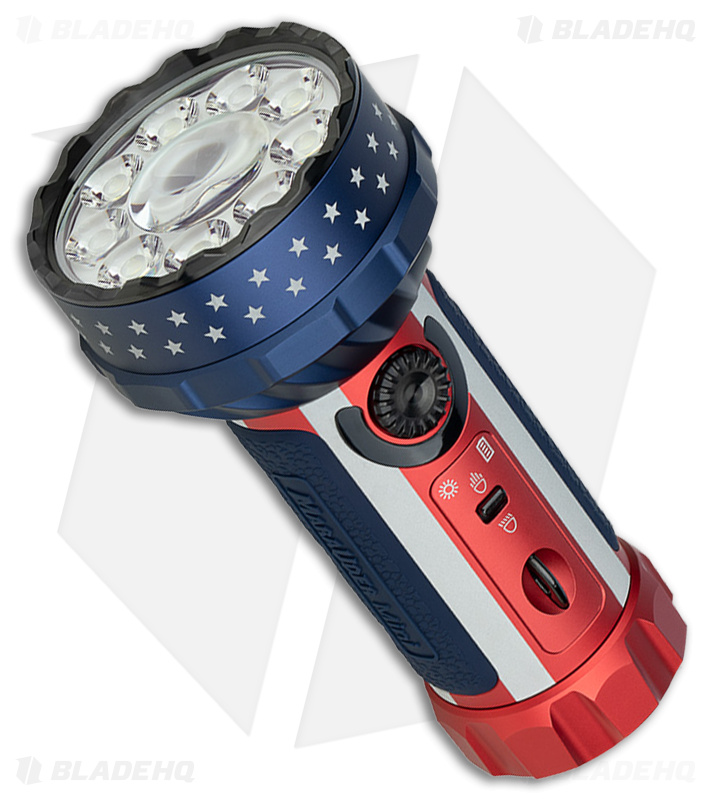 Olight Marauder Mini Flashlight Stars & Stripes - Blade HQ