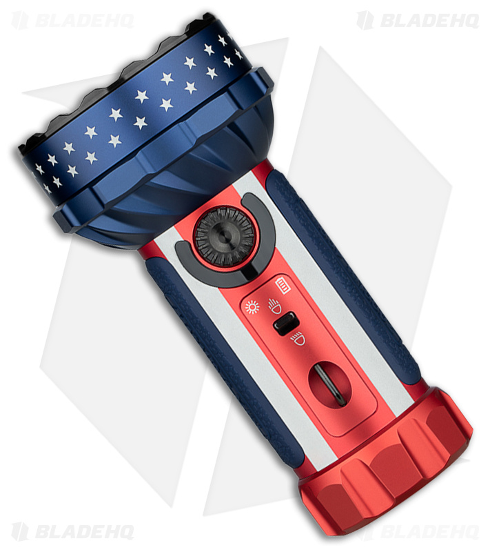 Olight Marauder Mini Flashlight Stars & Stripes - Blade HQ
