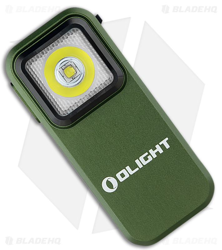 Olight Oclip White + Red LED Clip Light 300 Lumens OD Green