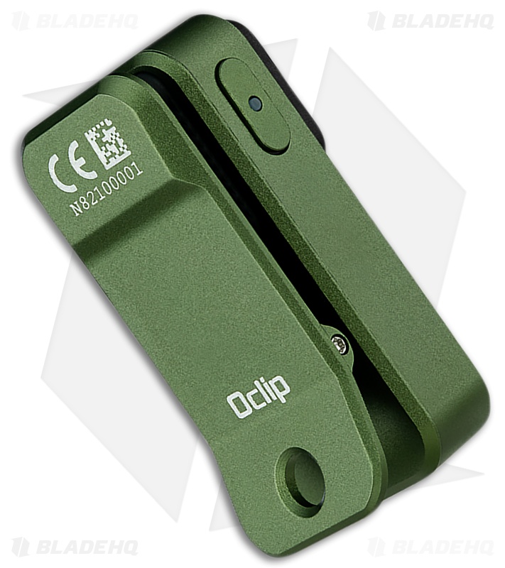 Olight Oclip White + Red LED Clip Light 300 Lumens OD Green
