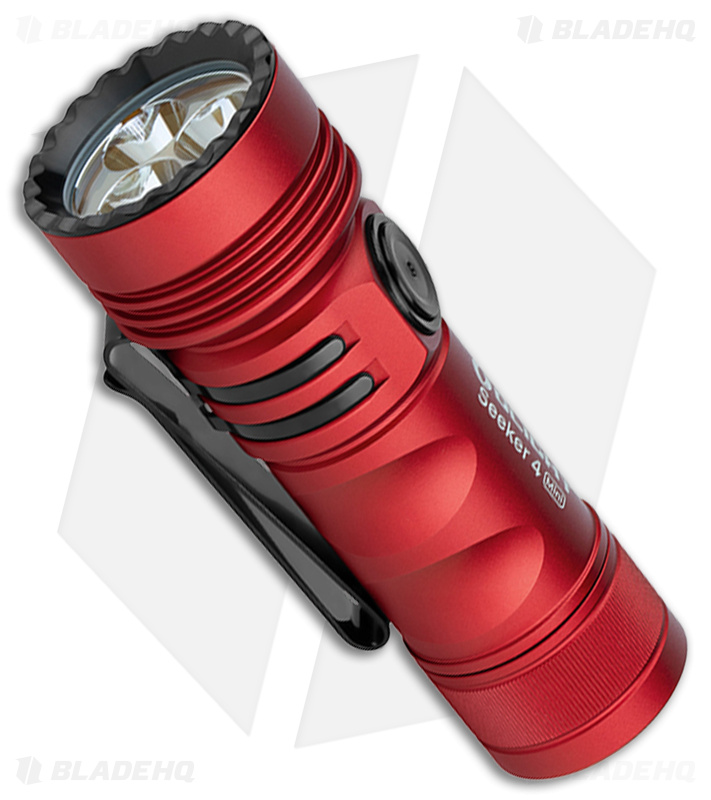 Olight Seeker 4 Mini Flashlight Red (1200 Lmns) - Blade HQ