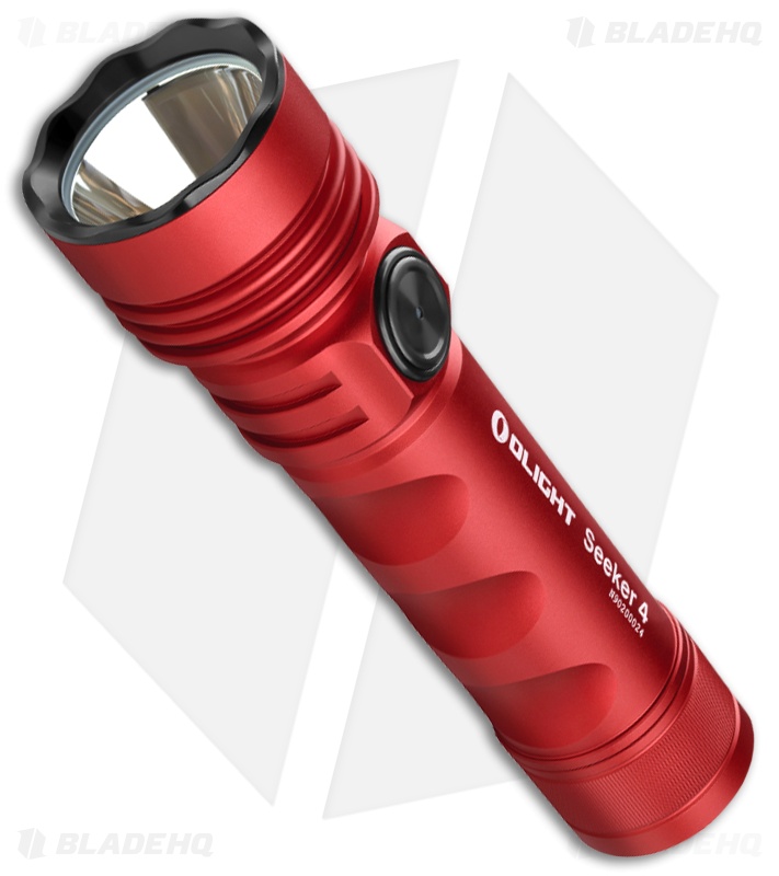 Olight Seeker 4 Rechargeable Flashlight Red (3100 Lumens)