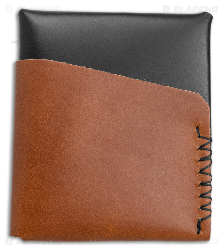 Open Sea Leather Co Houbei Wallet | Whiskey/Black