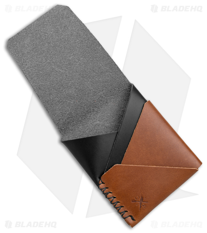 Open Sea Leather Co Houbei Wallet | Whiskey/Black
