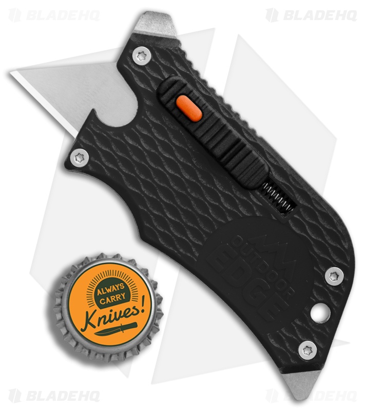 Outdoor Edge SlideWinder | Razor Blade Multi Tool | Black | Blade HQ