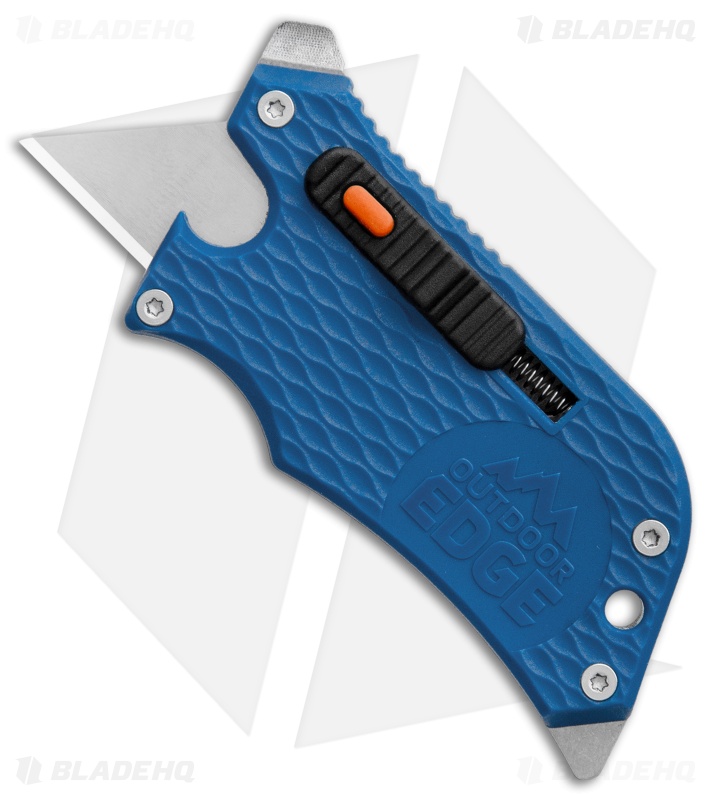 Outdoor Edge SlideWinder - Razor Blade Multi Tool | Blue | Blade HQ