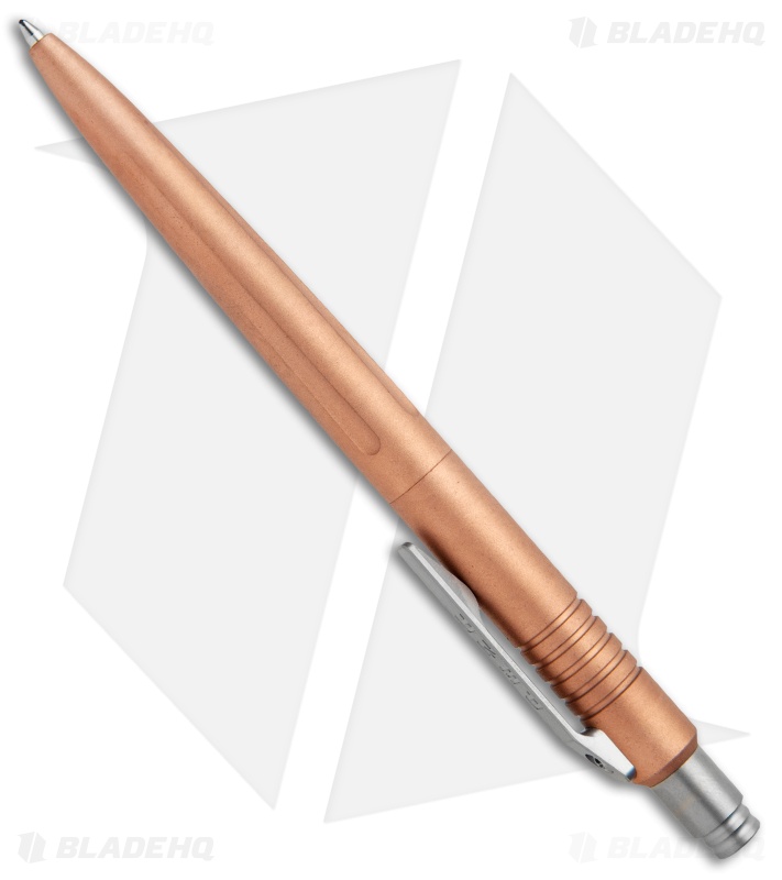 Pena Copper Pen Ti Clip (Copper) Push Button - Blade HQ