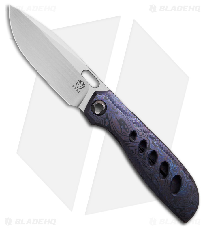 Poikilo Blade Gecko Midtech 4 Flipper Knife Zirconium (3.25" Satin ...