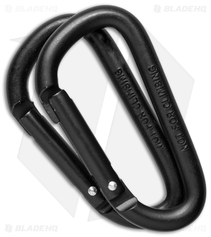 Camcon Large Non-Locking Carabiner (2 Pack) Black 23015 - Blade HQ