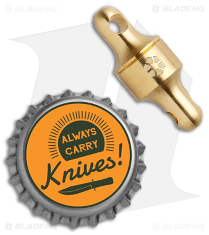 Prometheus Kappa QR Quick Release Keychain System - Brass - Blade HQ