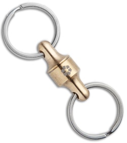 Prometheus Kappa QR Quick Release Keychain System - Brass - Blade HQ