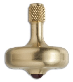 Prometheus Brass Lambda Spinning Top w/ Stainless Steel Bearing - Blade HQ