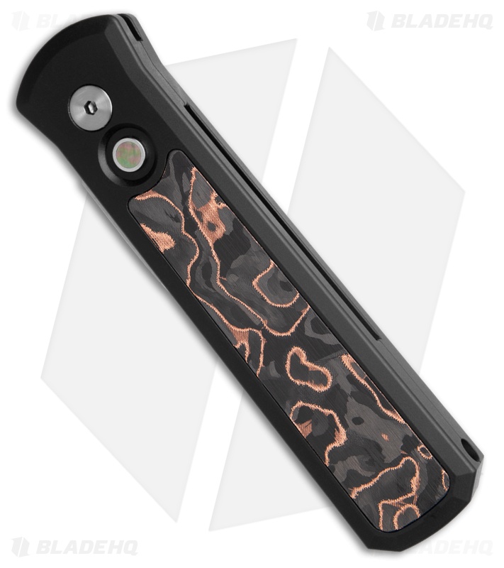 Pro-Tech Godson Auto Black Al Livewire CF Satin