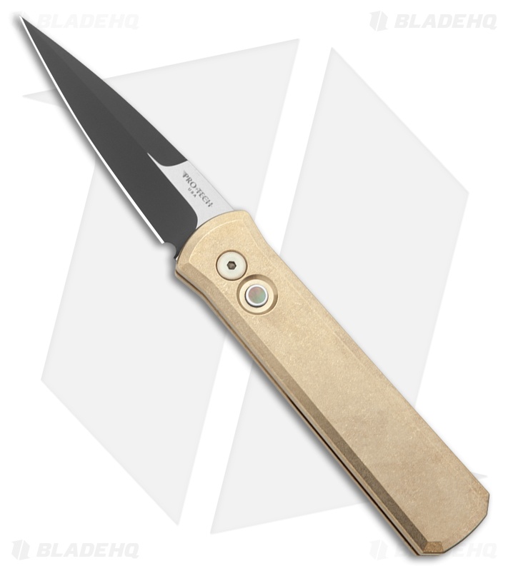 Pro-Tech Godson Auto Bronze Al Spear Point Two-Tone 154CM