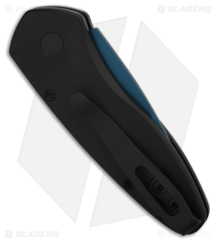Pro-Tech Sprint Automatic Knife Black 3D Wave | Sapphire Blue