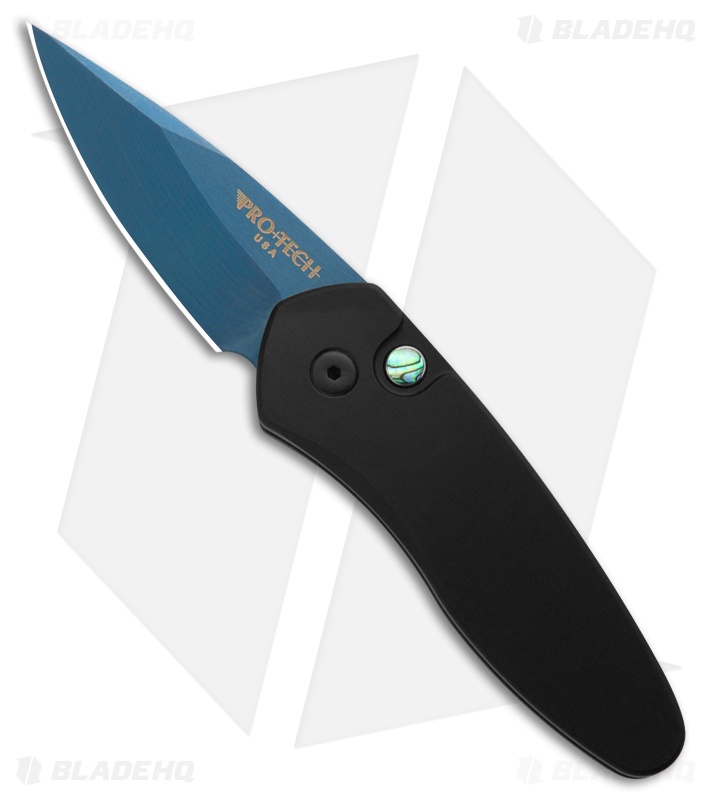 Pro-Tech Sprint Automatic Knife Black | Sapphire Blue