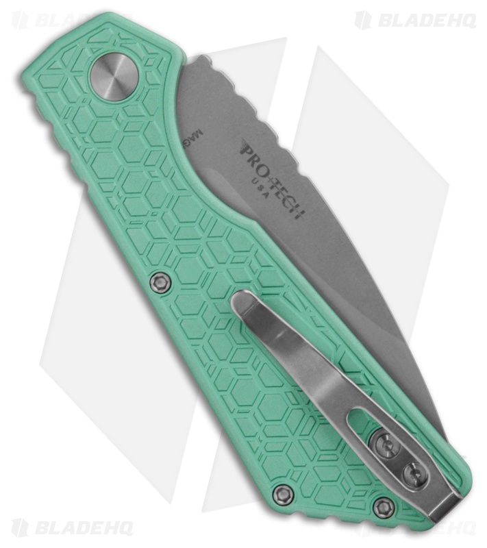 Pro-Tech PT Automatic Knife Blue Gridlock MagnaCut SW
