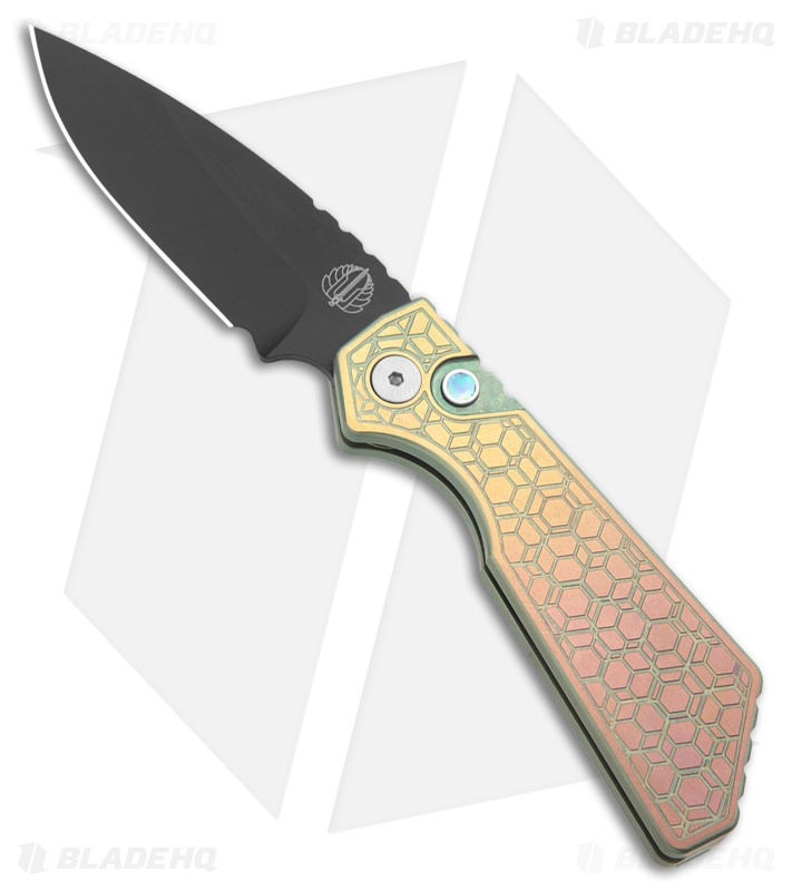 Strider + Pro-Tech PT Custom Auto Knife Gridlock Ti #3 SW