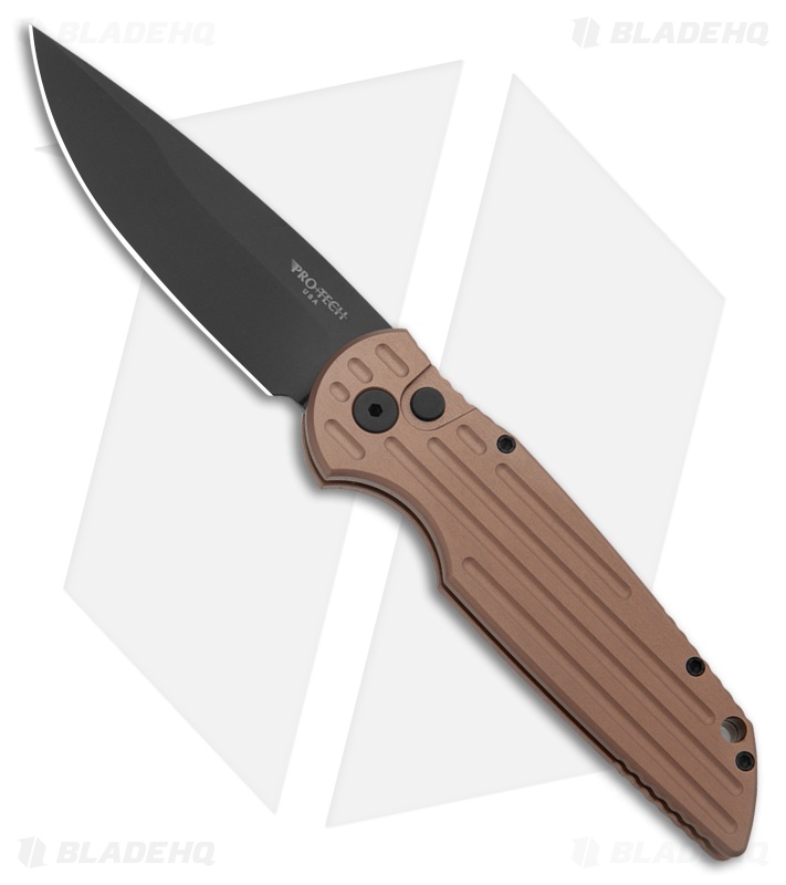 Pro-Tech TR-3 Auto FDE Al Clip Point Black 154CM