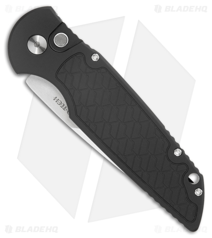 Pro-Tech TR-3 Automatic Knife Black Aluminum Mirror