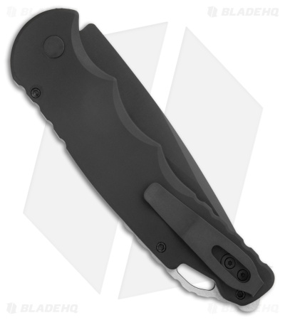 Pro-Tech TR-4 Automatic Knife Black Aluminum MagnaCut DLC