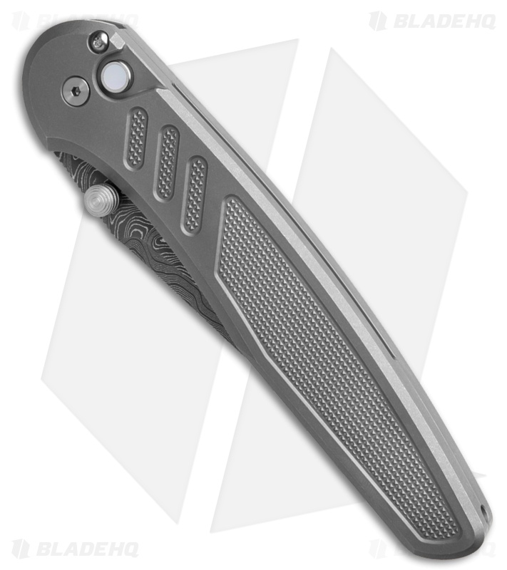Pro-Tech Avalon | Gray 17-4 Steel | Damascus