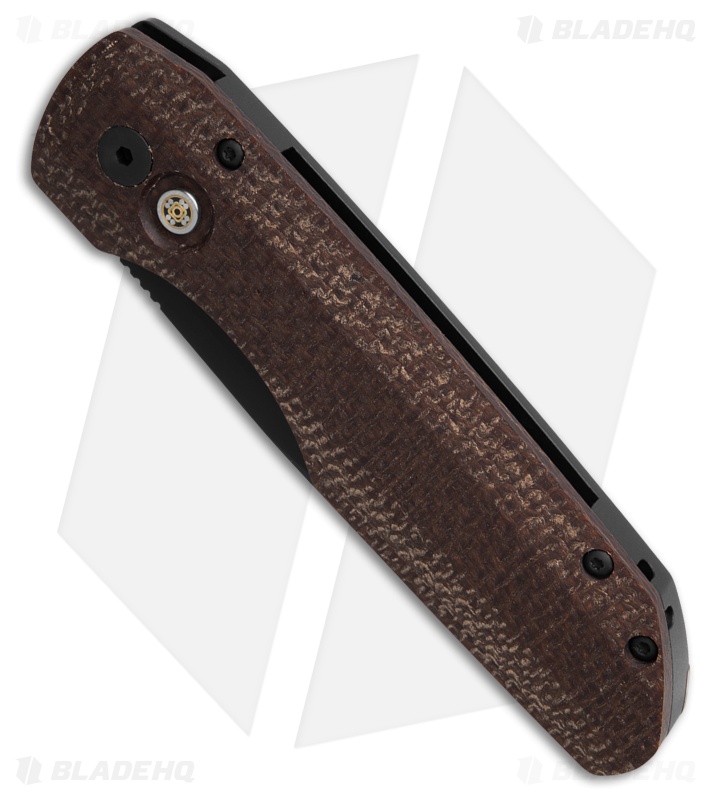 Pro-Tech Vero Synapse Auto Brown Burlap Micarta