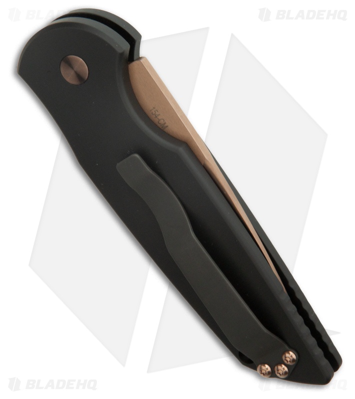 Pro-Tech TR-3 Knife Black BHQ Shield Aluminum Rose Gold