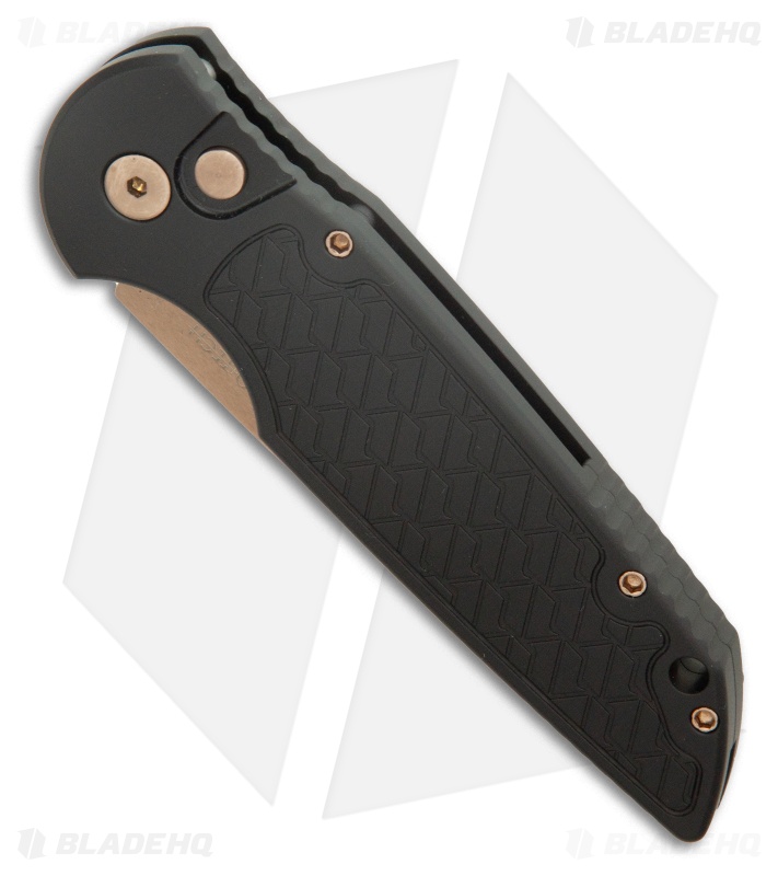 Pro-Tech TR-3 Knife Black BHQ Shield Aluminum Rose Gold