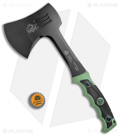 Puma XP 12" Packable Camping Hatchet Green - Blade HQ