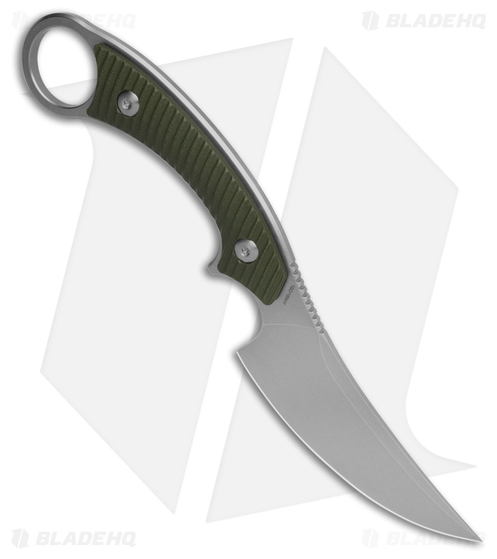 QSP Viper Fixed Blade Knife OD Green G-10 SW