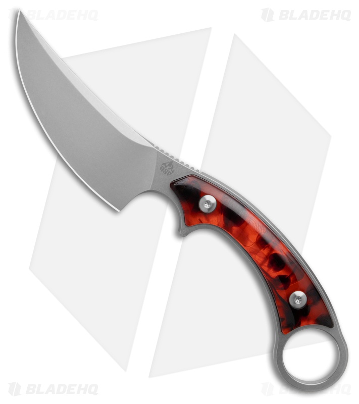 QSP Viper Fixed Blade Knife Toroise Resin SW