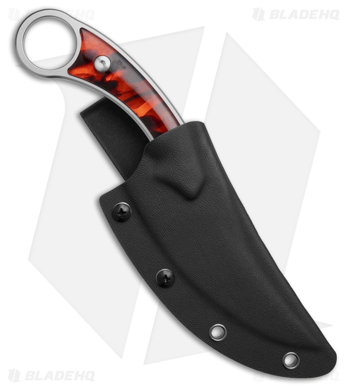 QSP Viper Fixed Blade Knife Toroise Resin SW