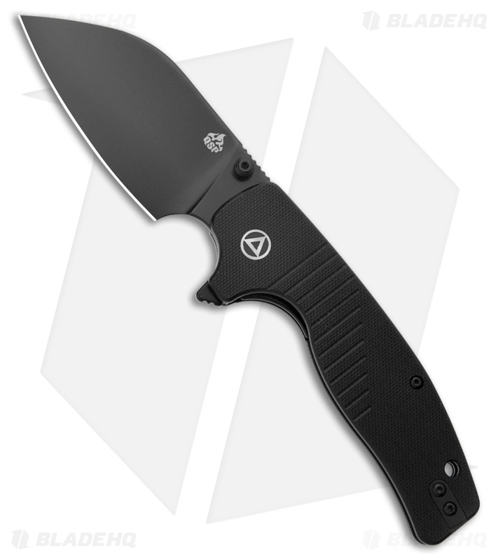 QSP Chefmaster Black G-10 Sheepsfoot Black 14C28N