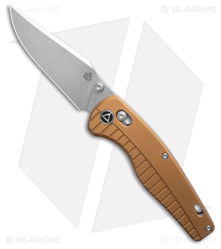 QSP Reptile Knife Champagne Aluminum Satin/SW