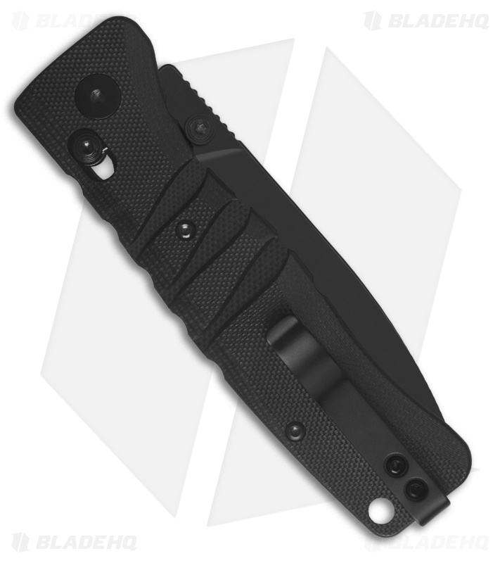 QSP Ripley Glyde Lock Black G-10 Drop Point Black 14C28N