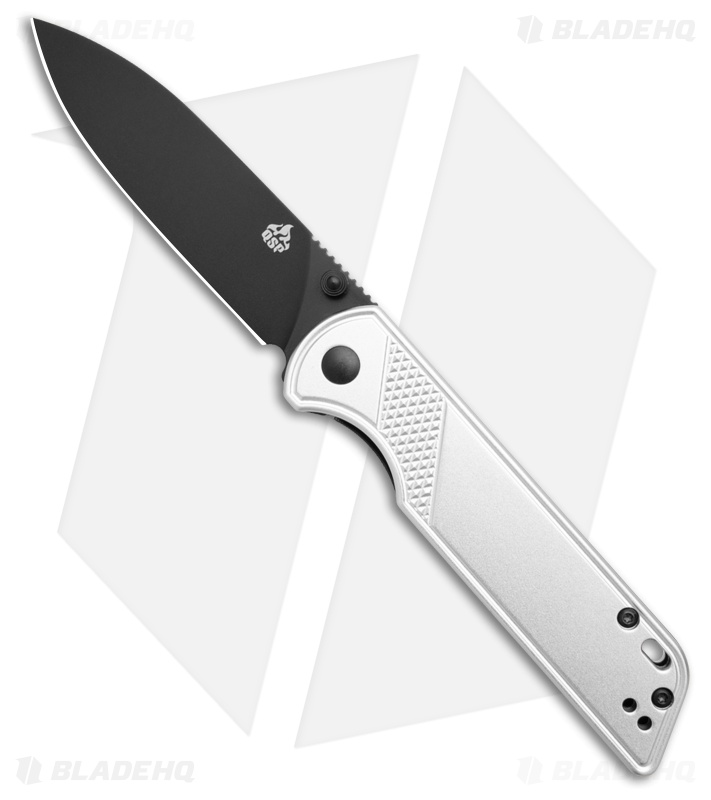 QSP Parrot V2 Liner Lock Knife Silver Aluminum