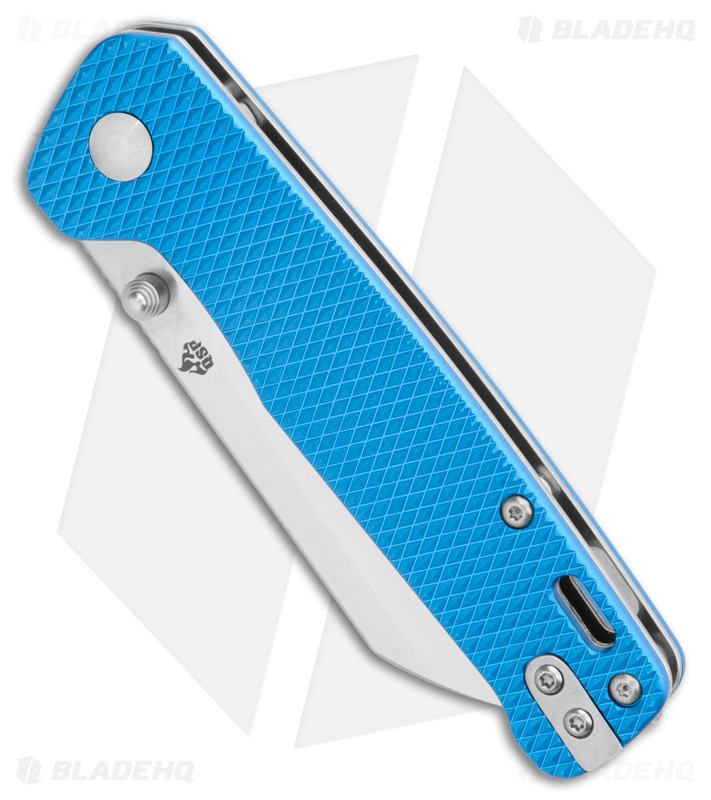 QSP Penguin Pocket Knife | Blue Aluminum + Satin S90V