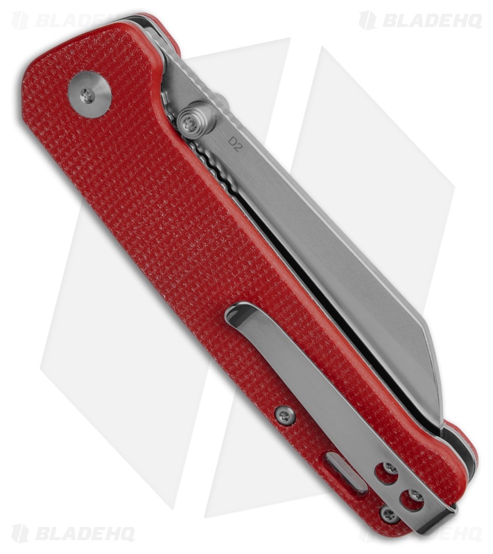 QSP Penguin V2 Knife Red Micarta Satin/SW