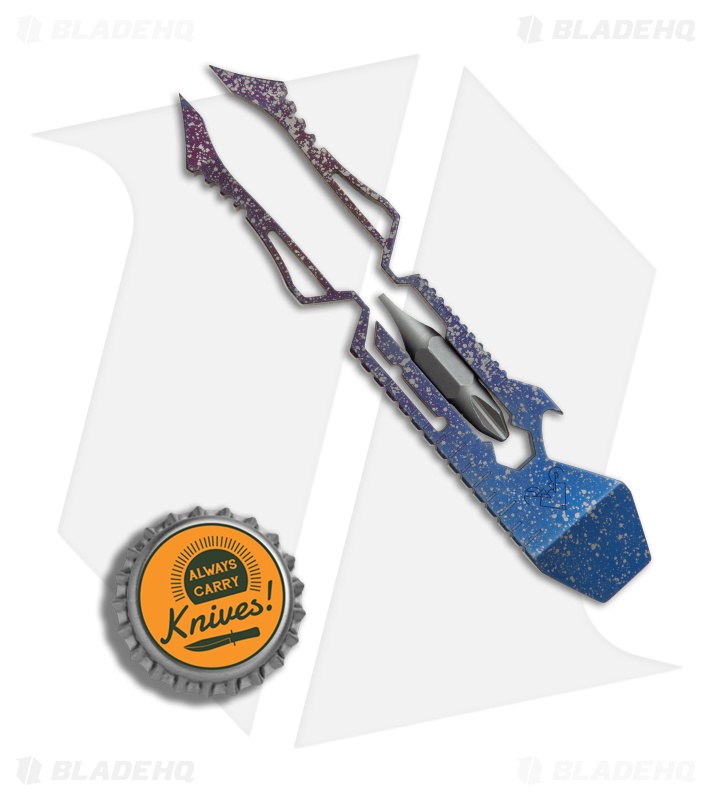 RB Tools & Design Enigma Titanium Pocket Probe Tool - Space Dust - Blade HQ