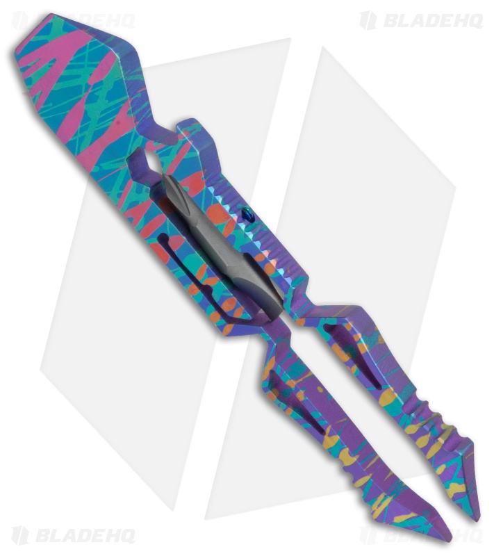 RB Tools & Design Enigma Titanium Pocket Probe Tool - Splatter - Blade HQ