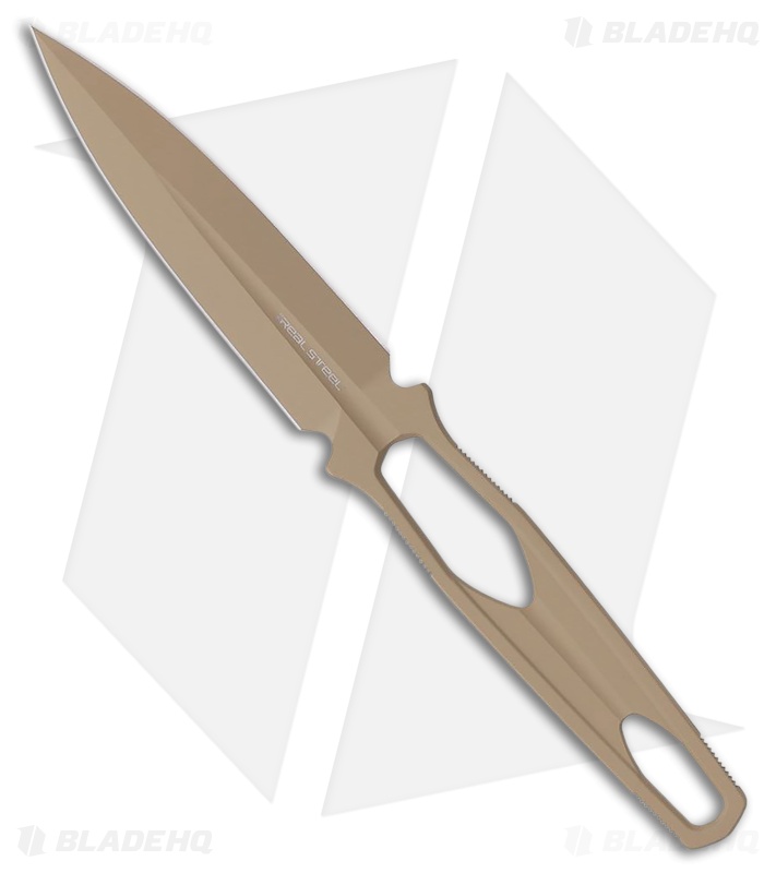Real Steel Astral Dagger Fixed Blade Knife Coyote Tan