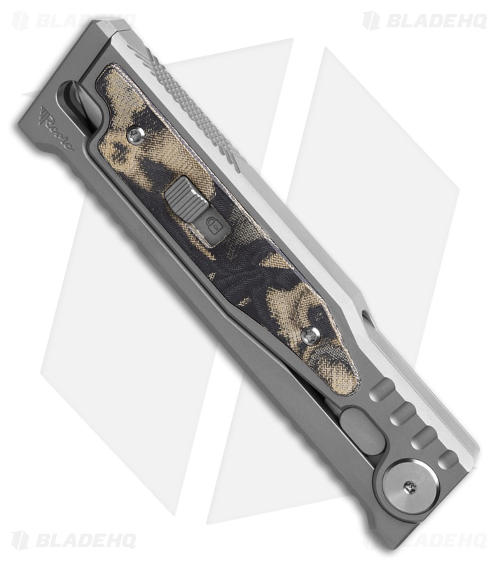 Reate EXO-M Dagger Gravity Knife | Burl Linen Micarta | SW