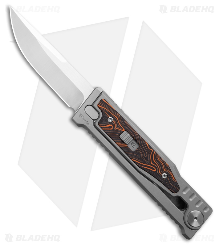 Reate EXO-M Drop Point Knife | Black/Orange G-10 | Satin
