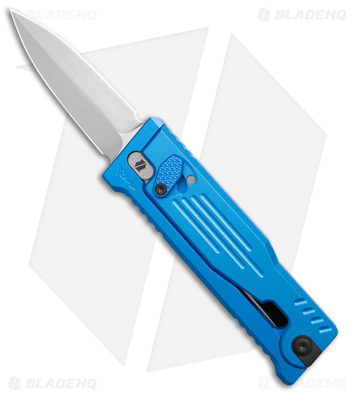 Reate EXO-Mini Dagger Gravity Knife | Blue | Satin Nitro V