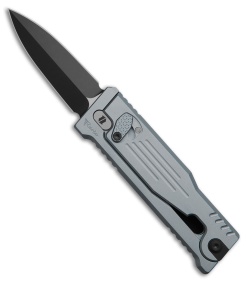 Reate Knives EXO-MINI Knife Gray Al Dagger Black Nitro-V