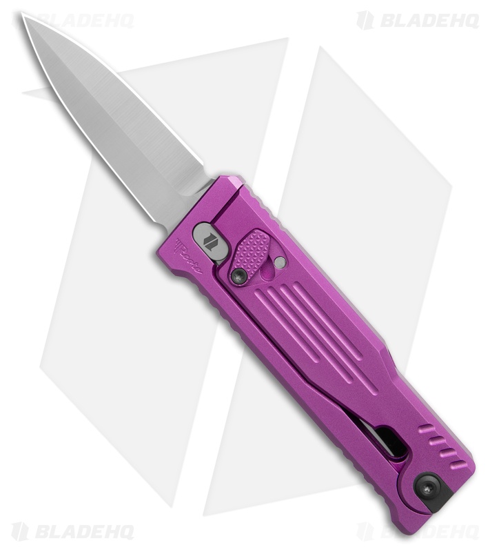 Reate EXO Mini Dagger Gravity Knife Purple Aluminum